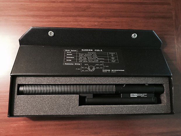 Sanken CSS-5 Amazing Stereo Shotgun Microphone with Extras | Reverb
