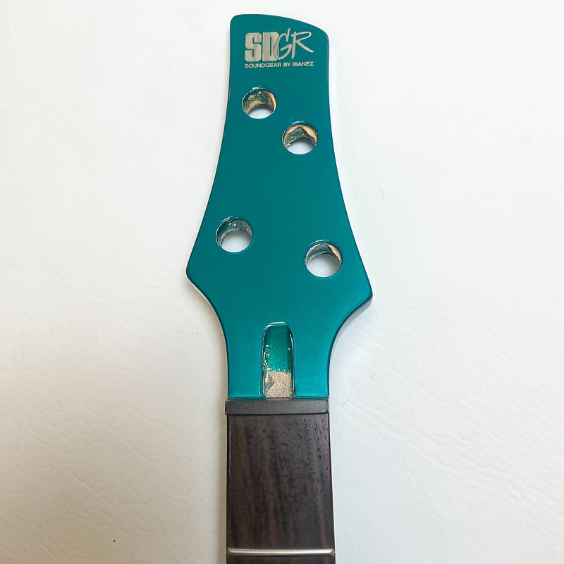 Ibanez Replacement Bass Neck - SR800 - Emerald Green - 1993 | Reverb