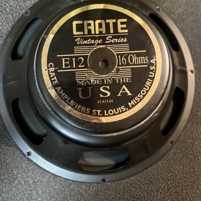 Crate Vintage Series E12 16ohm 12” speaker | Reverb