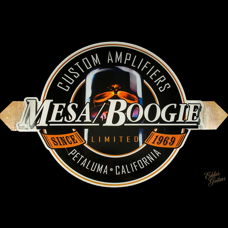 Mesa Boogie: Rare Acrylic Sign (25 X 31 Inches) MAN CAVE | Reverb