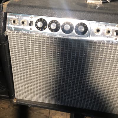 Fender Twin amp head 1976 black faced, mods | Reverb