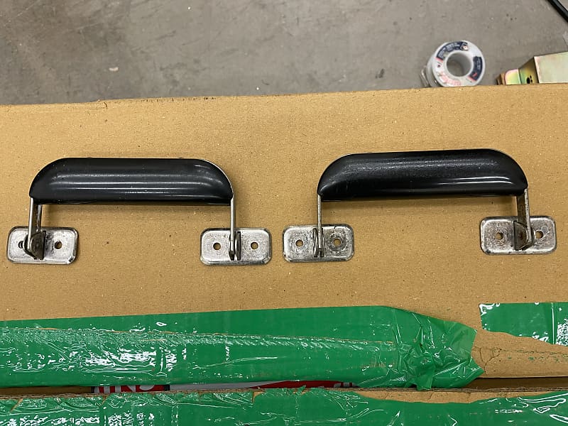 Kustom Cab Handles 1960s-70s 1960s-70s - Black | Reverb