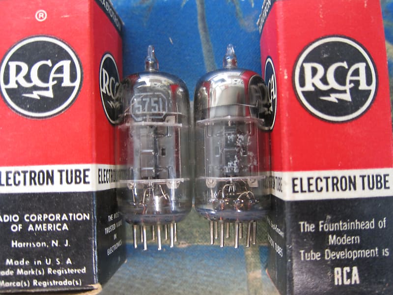 Pr RCA 5751 (12AX7-7025) Preamp Driver Tubes, 1960s, Military | Reverb