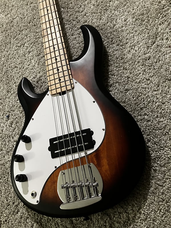 Left Handed 5 string modified Music Man Ray5 w/Nordstrand | Reverb