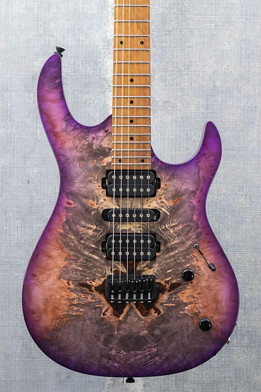 Kiesel Aries 6 - 1 Pc Burl - Trans Purple Cali Burst | Reverb