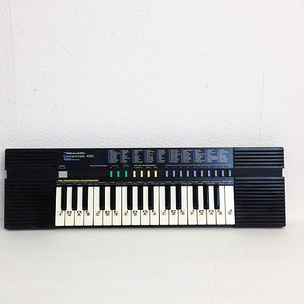 Vintage Realistic Concertmate 450 Electronic Keyboard w/ | Reverb