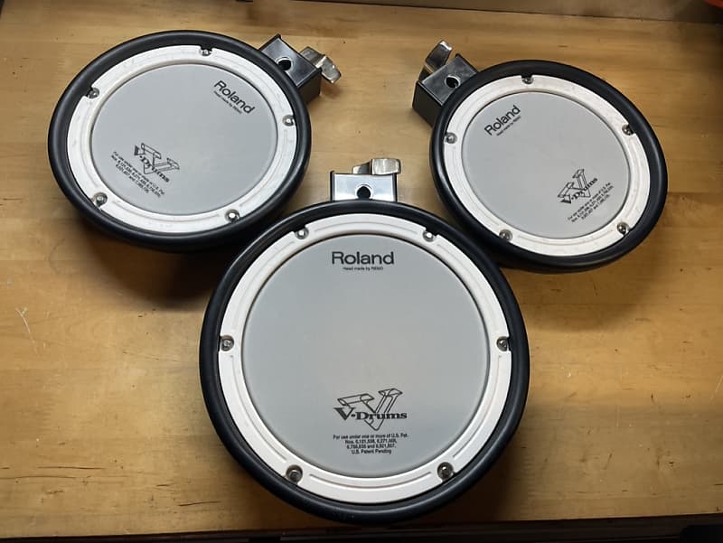Roland 1 - PDX-8 & 2 - PDX-6 Dual Trigger Mesh Head V-Drum | Reverb