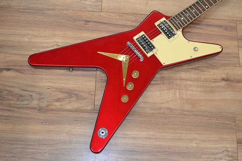 Dean ML Half Pickguard Model 2020 Candy Apple Red | Reverb