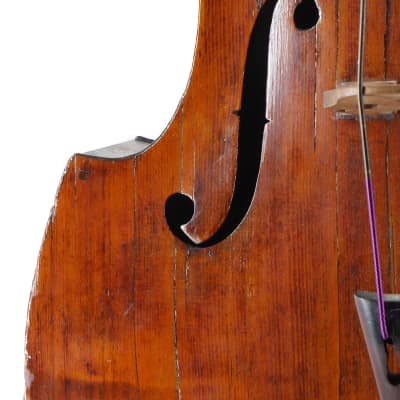 Tyrolean Double Bass, 5/8ths Size, circa 1850-60s | Reverb