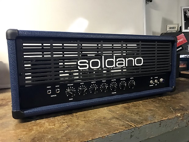 Soldano Hot Rod 50 Avenger (Effects Loop) 2016 Blue | Reverb