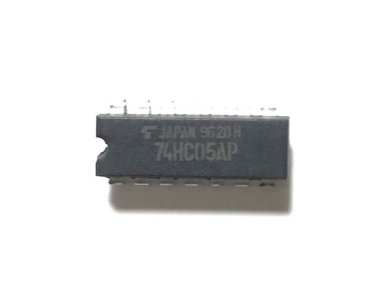 Toshiba 74HC05AP 74HC05 Hex Inverters With Open-Drain Outputs | Reverb