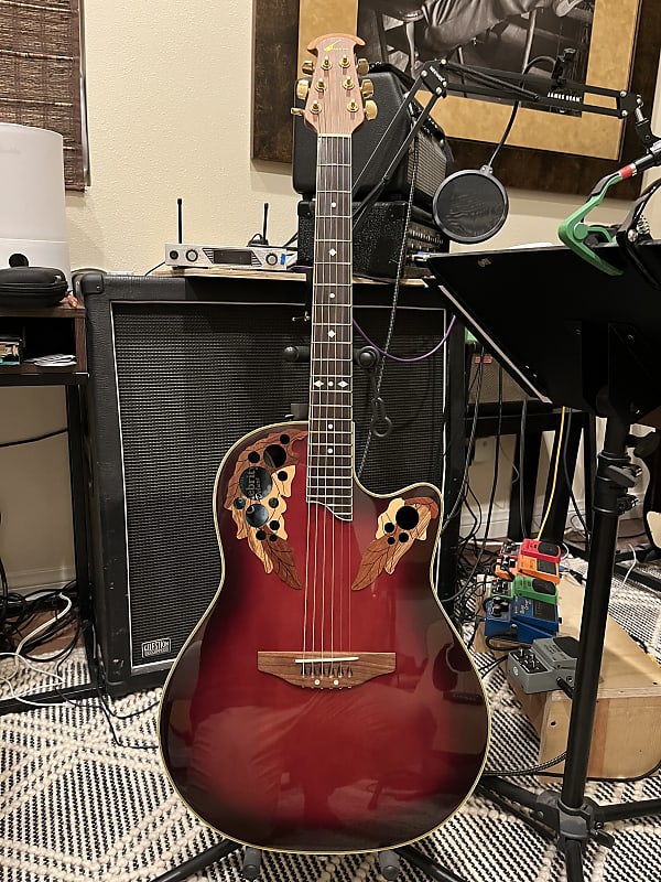 Ovation CS257 Celebrity Deluxe Sunburst | Reverb