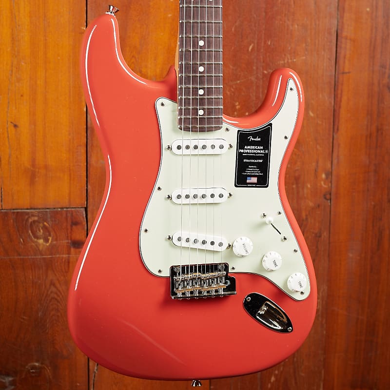 Fender American Professional II Stratocaster - Fiesta Red | Reverb