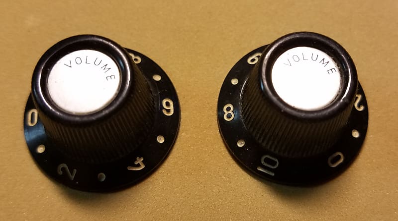 Teisco 1967 “Decca” DMI 205 vintage guitar knobs (pair) | Reverb