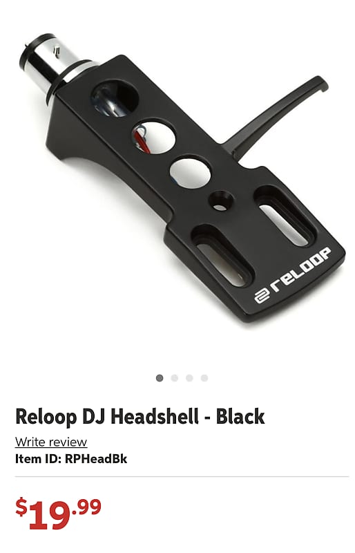 Reloop Reloop DJ Headshell - Black (Pair) | Reverb