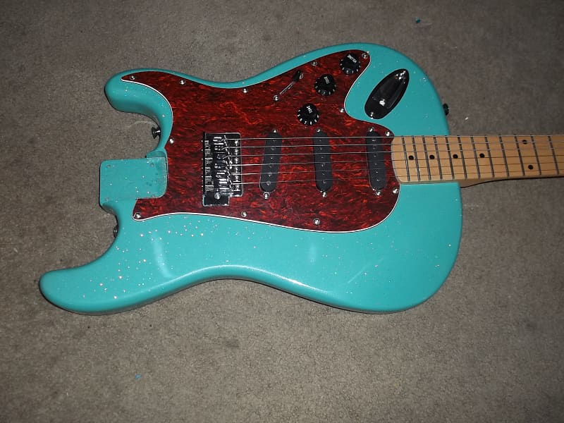 Flipped Strat Backwards Sparkle Finish | Reverb