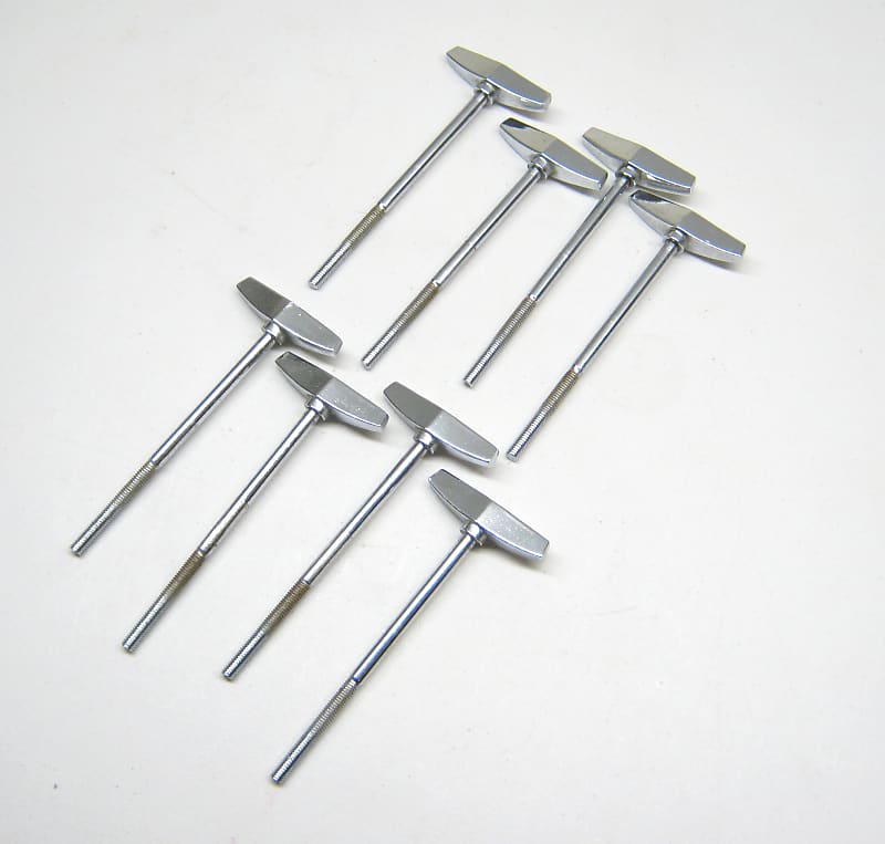 Pearl T Rods for Bass Drum Set of 8 Lot 82-105 | Reverb