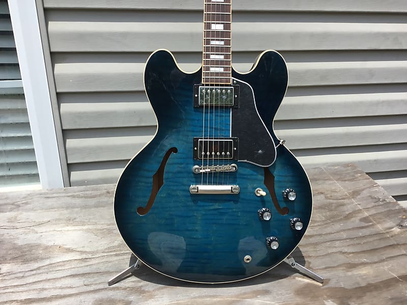 Gibson ES-335 2019 - Blue Burst | Reverb