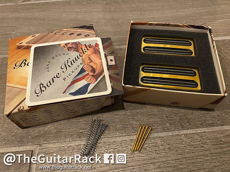 Bare Knuckle Impulse 7, Custom Gold Radiator Covers! | Reverb