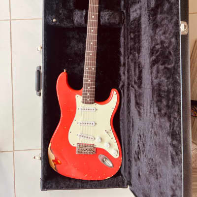 Rittenhouse Stratocaster 2020 - Relic Fiesta Red over | Reverb