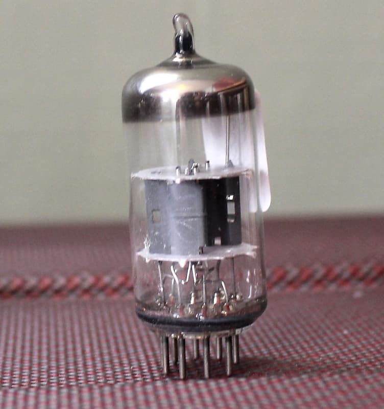 TELEFUNKEN ECC81 12AT7 GREY PLATE RING GETTER VINTAGE 1960'S | Reverb