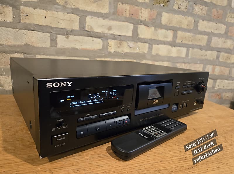 SONY DTC-790 DAT Deck w/ remot serviced fully Functional - | Reverb