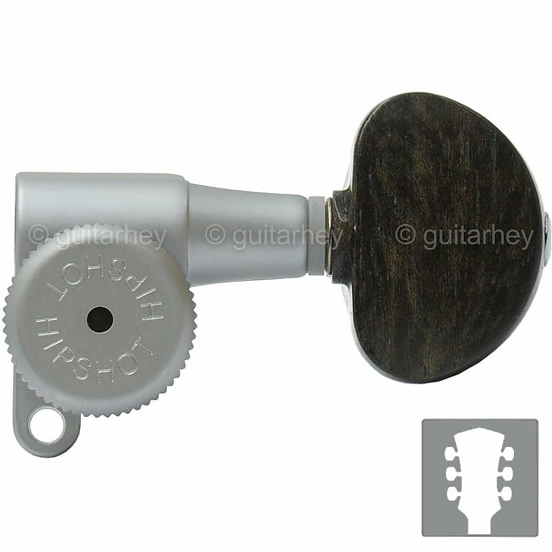 NEW Hipshot Mini LOCKING Tuners SET w/ LARGE EBONY | Reverb Australia