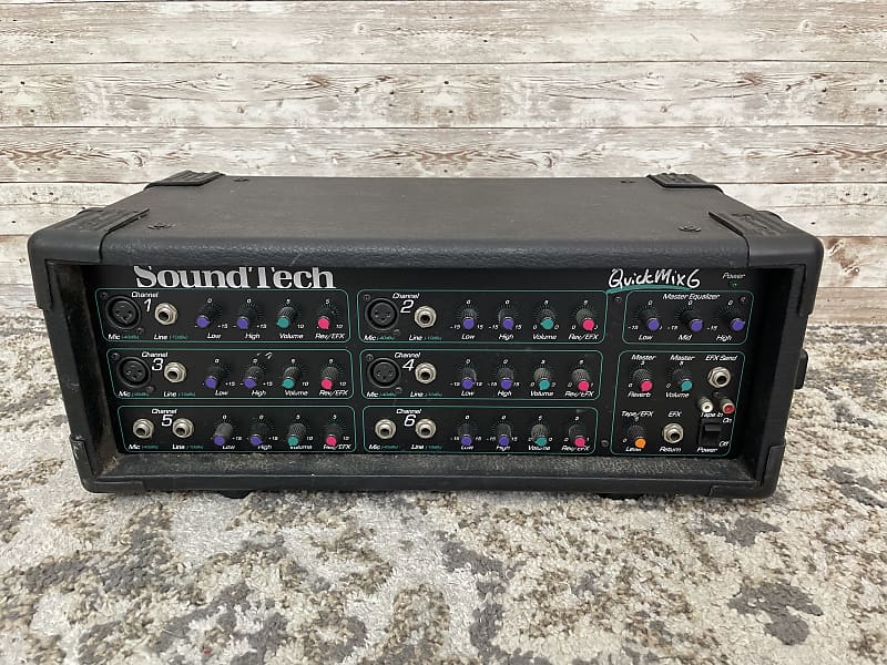 Used Soundtech Quick Mix 6 Powered Mixer | Reverb