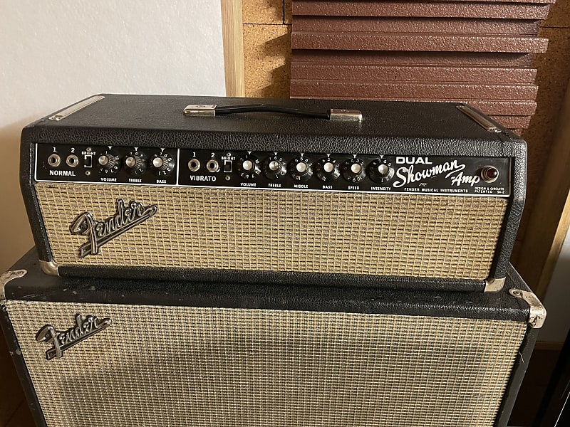 Fender Dual Showman 1967 blackface | Reverb