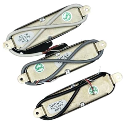 Burns Alnico V Tri-Sonic Single Coil Pickup Set Neck Middle | Reverb