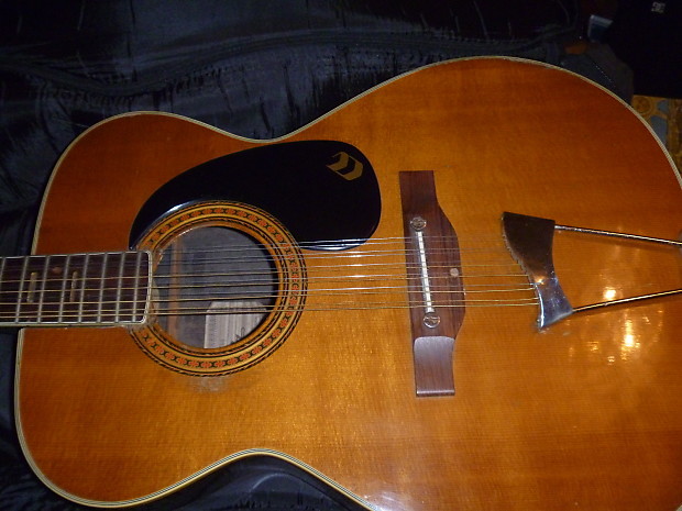 Aria Vintage 12 string Acoustic Guitar, Pearl inlays | Reverb