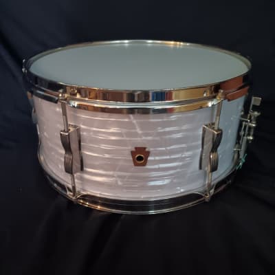 MAGSTAR 6.5x14" Custom Maple Snare Drum 1990's Satin Maple | Reverb