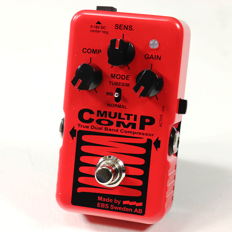 EBS Limited Edition Multi Comp Vermilion [SN 221200214] | Reverb