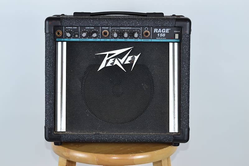Peavey Rage 158 Teal Stripe Series 10-Watt 1x6" Guitar Combo | Reverb