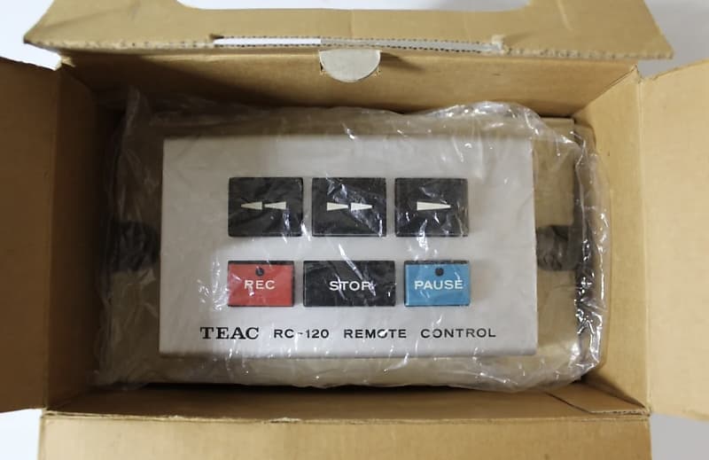TEAC RC-120 Remote Control Unit For Reel-to-Reel NEW OLD | Reverb