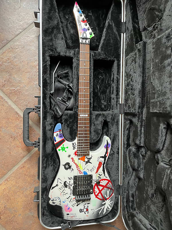 ESP LTD Custom Paint job with Jackson Case | Reverb