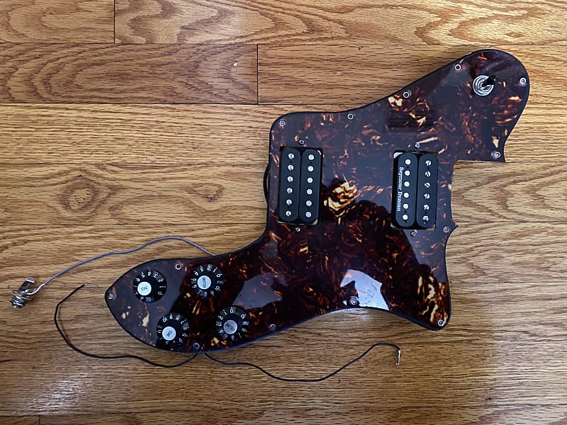Loaded Telecaster Deluxe Tortoiseshell Pickguard with Seymour | Reverb