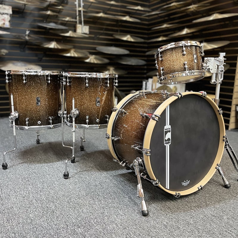 MAPEX BLACK PANTHER DESIGN LAB CHERRY BOMB 22-12-14-16 GOLD | Reverb