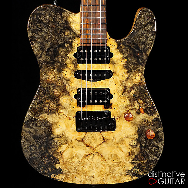 Suhr Custom Classic T 24 Buckeye Burl Natural Gloss - Modern | Reverb