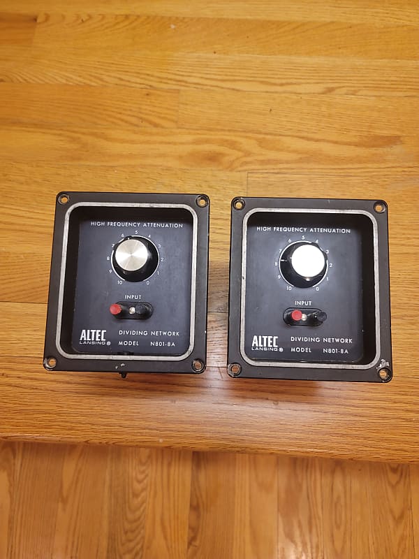 Altec N-801-8A Dividing Network Crossover PAIR Black | Reverb