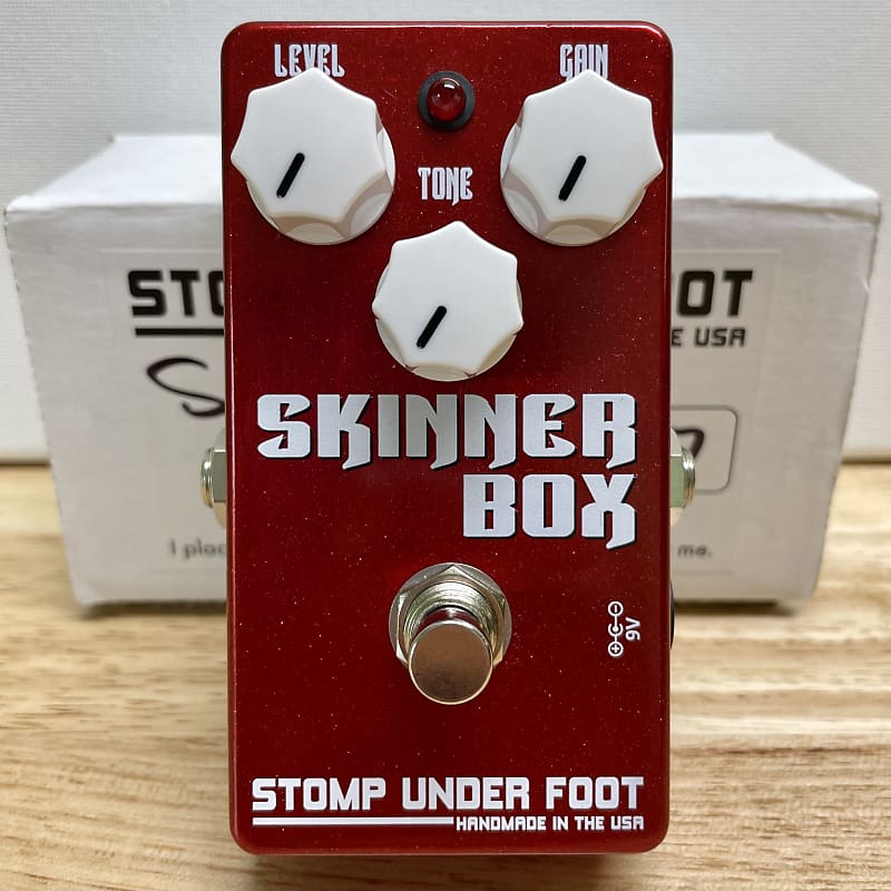 Stomp Under Foot Skinner Box Fuzz Distortion | Reverb