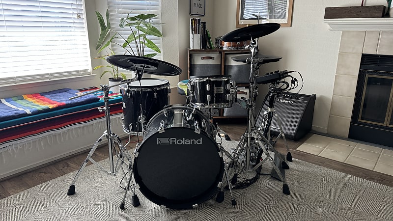 Roland VAD504 V-Drums, TD27 Module w/ PM200 Amp 2023 - Black | Reverb