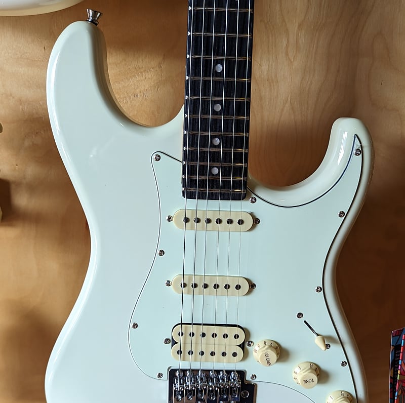 New Tagima TG-540 HSS Strat Olympic White | Reverb