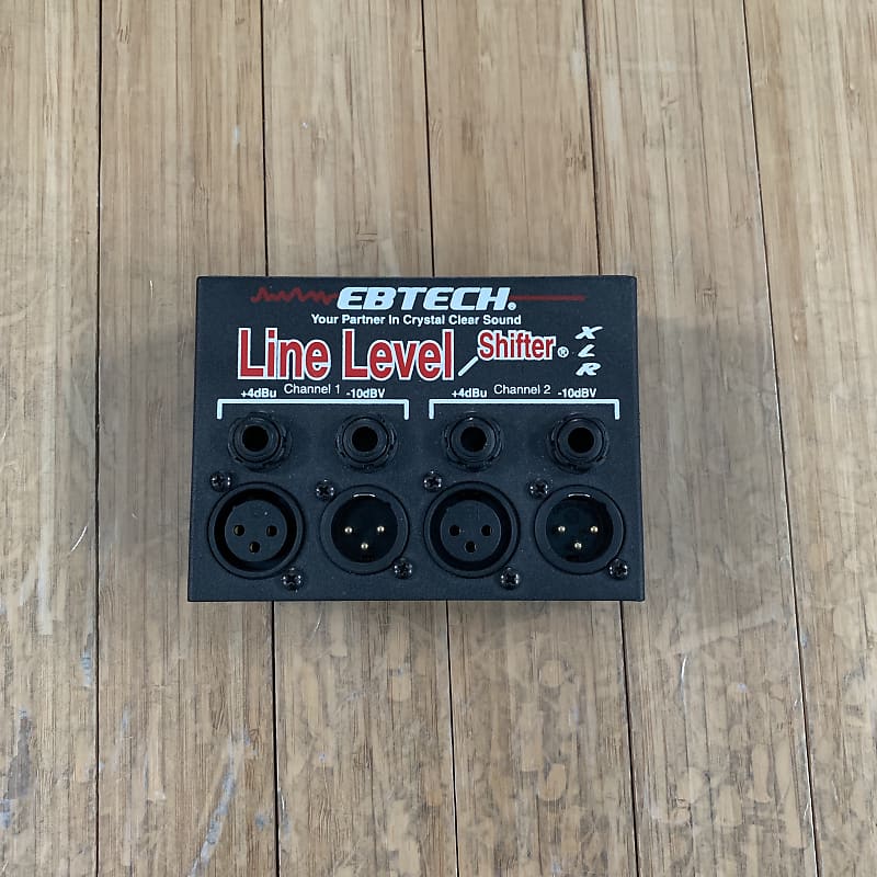 Ebtech 2-Channel Box with XLR Jacks Line Level Shifter | Reverb