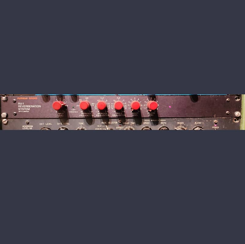 Furman RV-1 Reverberation System 1980s - Black | Reverb