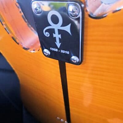 GUITAR NECK PLATE Custom Engraved Etched - PRINCE The Artist | Reverb