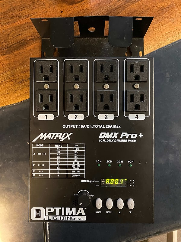 Optima Lighting DMX Pro+ - Black | Reverb