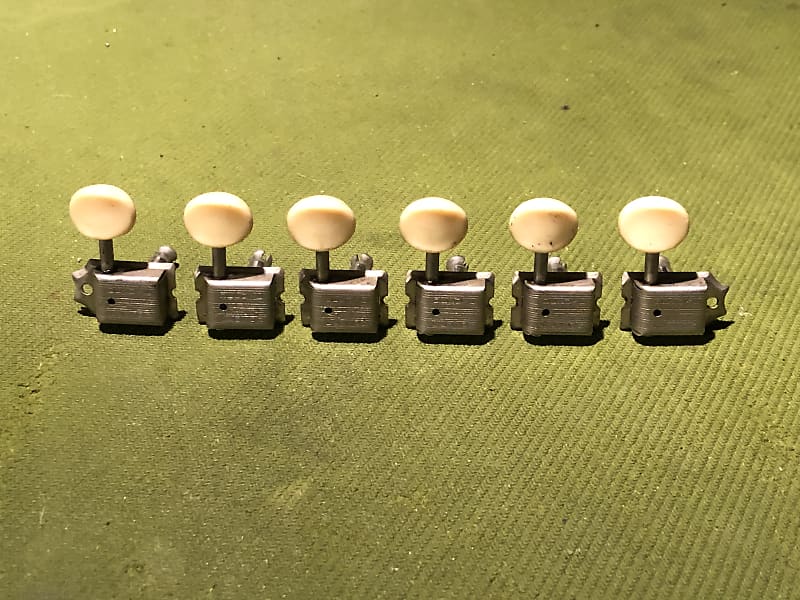 Vintage 1960's Fender Kluson Double Line Plastic Button | Reverb UK