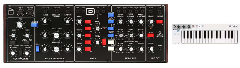 Behringer Model D Analog Synthesizer Bundle with Arturia | Reverb