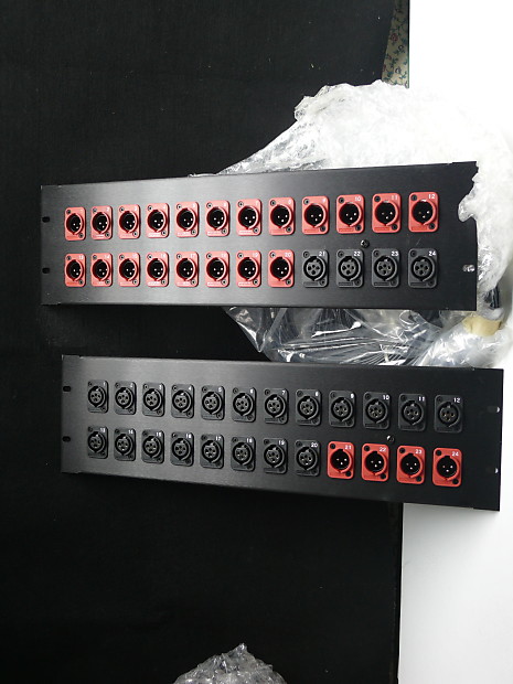 Whirlwind XLR 24 X 24 Patch bay Vintage 1996 Brand New | Reverb